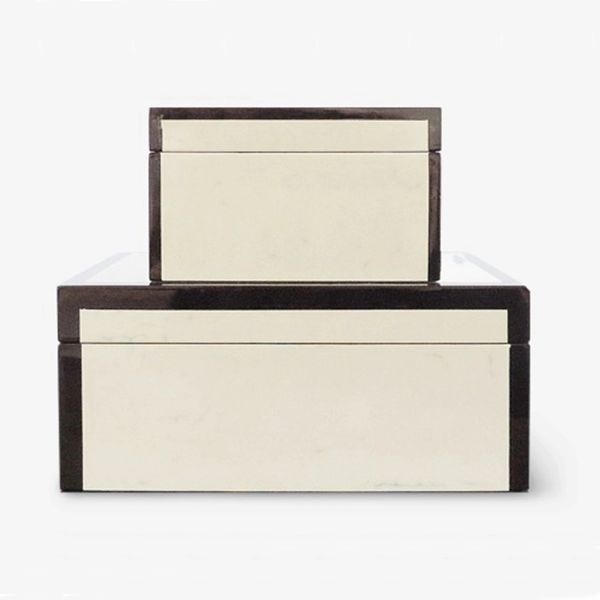 Cream High Gloss Lacquer Box Set