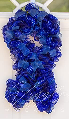 Colon Cancer Awareness ribbon Wreath