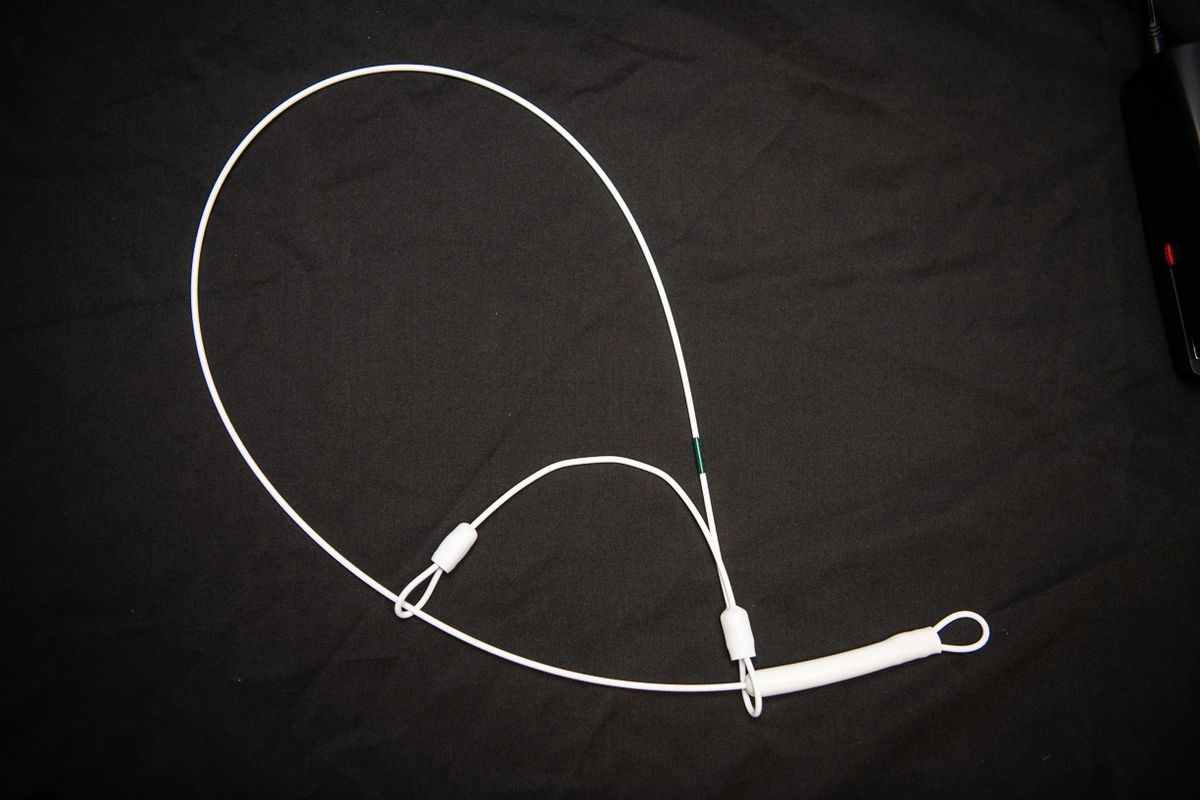 2.0 White Cable Phantom Halter Sheep & Goat Large with Ghost Grip - Large