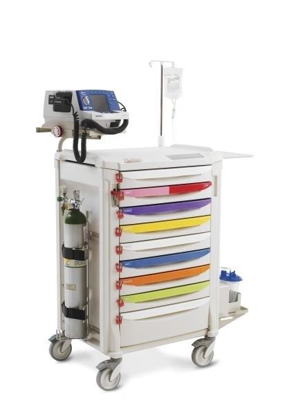 Flexline Pediatric Code Response Cart | 45" High