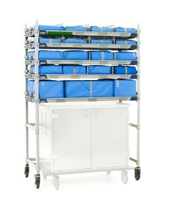 MetroMax i Sterile Processing Cart w/Roll-Under Storage