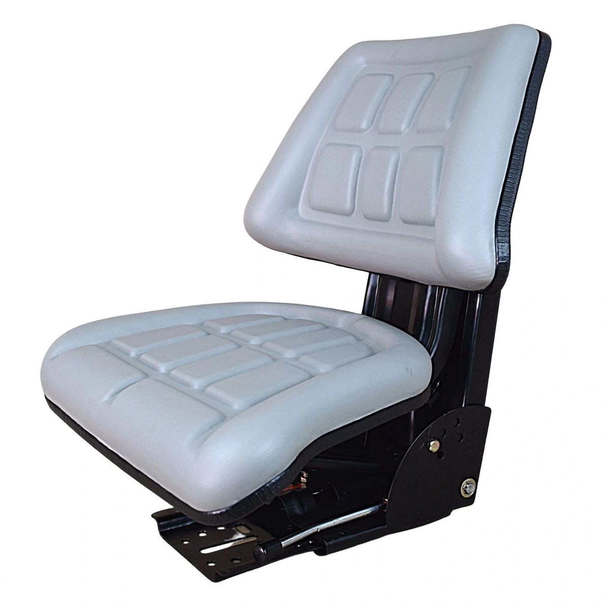 TRAC SEATS GREY TRIBACK STYLE FORD / NEW HOLLAND TRACTOR SEAT 4000 4100 ...