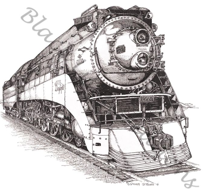 Black Line Creations - Trains and Motorcycle Art - Portland, Oregon ...