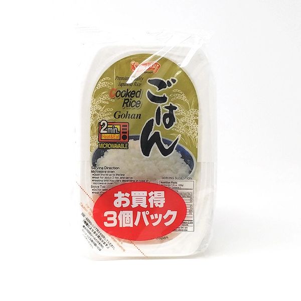 SHIRAKIKU COOKED RICE 3P