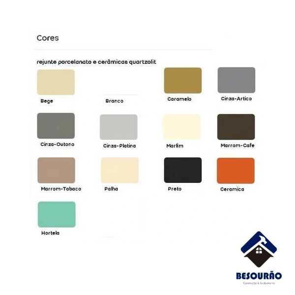 Quartzolit Logo REJUNTE QUARTZOLIT CORES, PREÇOS