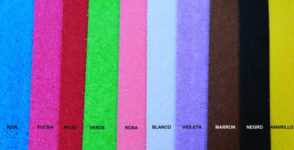 FOAMY FOFUCHAS TEXTURA TOALLA (PAQUETE POR 10 HOJAS)