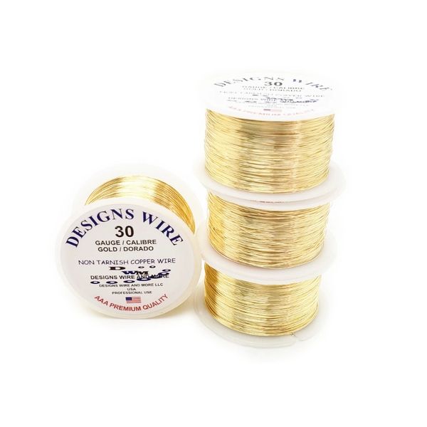 30 Gauge 3 Pack | 50 Yards | Choose Color | Designs Wire