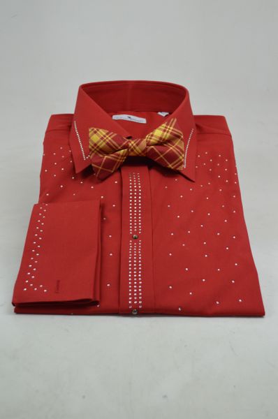 Andrea Bossi Studded Dress Shirt | Cellini Uomo | Mauri | Calzoleria ...