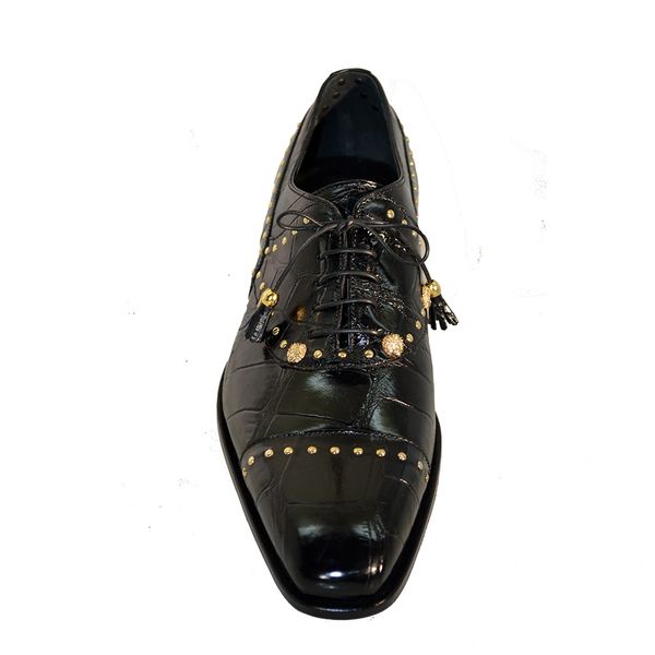 Mauri 4901 Alligator Studded Dress Shoe | Cellini Uomo | Mauri ...