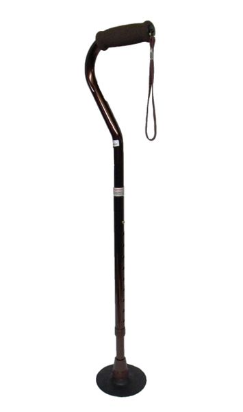 Walking Stick with Ferrule Base for Lawn Bowls