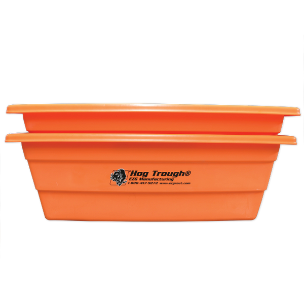 Masonry EZ Grout Mud Hog Trough - Orange 10ct