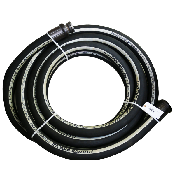 2" x 50' Flex Crete Wire Braid Concrete Pump Hose HD to HD