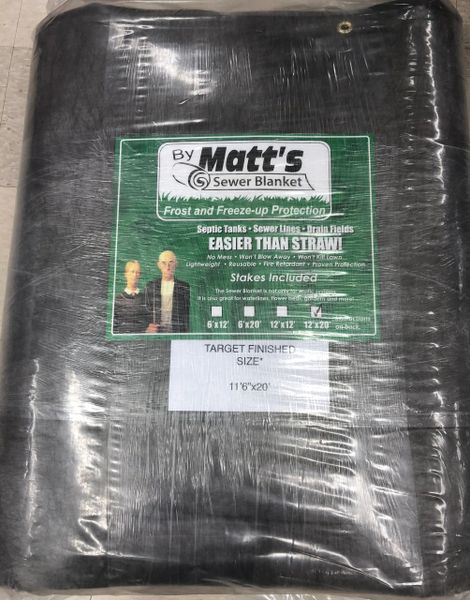 12 X 20 Sewer Blanket
