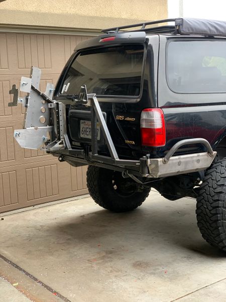 3rd Gen 4Runner Dual Swingout Steel ***Plated*** Rear Bumper