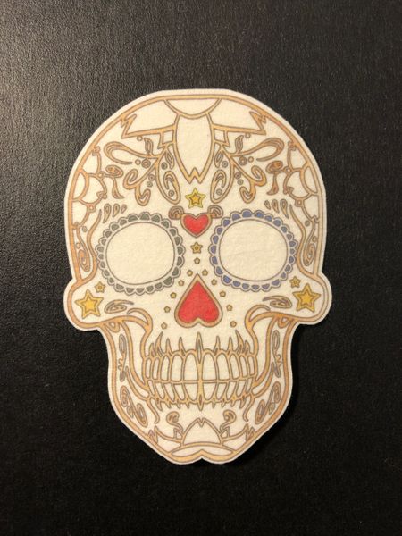 Sugar Skull 2 design Patch to Secure All Diabetic devices | Adhesive Silly Patch to Secure CGM ...