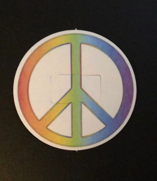 Peace Sign Design Silly Patch to Secure All Diabetic devices | Adhesive ...
