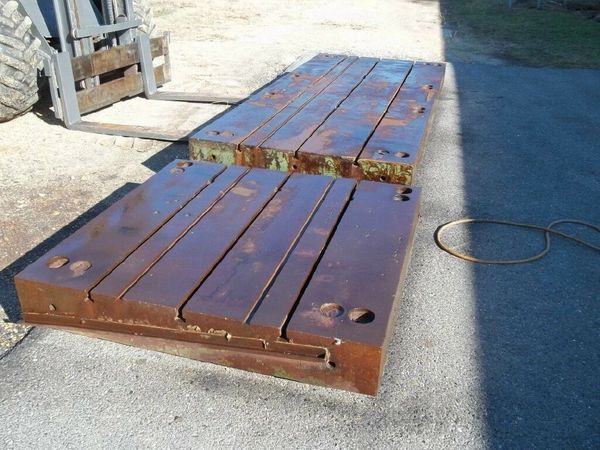 Carlton 2 Piece Floor Plate 15 ft long 4.5 ft wide Platen Fixture T ...