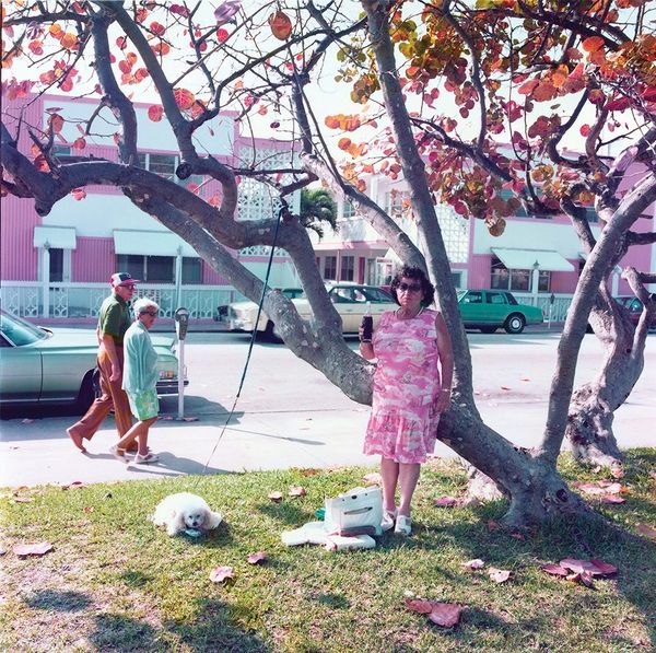 Andy Sweet Miami Beach Photo Pink Dress And Pepsi Letter16 Press