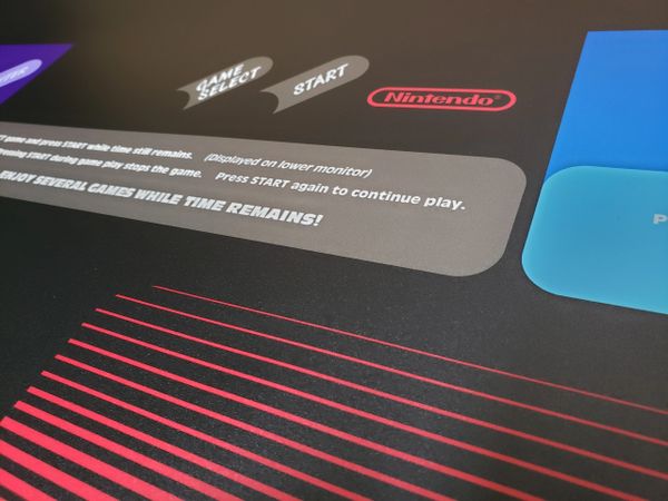 Nintendo Playchoice Dual Monitor CPO-Control Panel Overlay