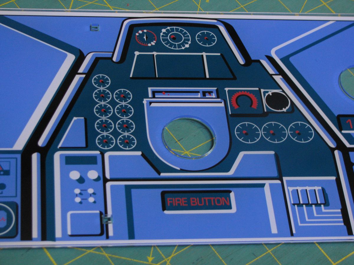 Space Invaders Taito Control Panel