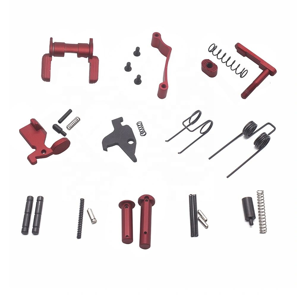 AR15 Red lower Parts KIt w/FCG