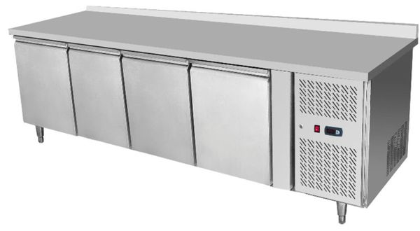 4 Door Counter Freezer with 100mm splashback