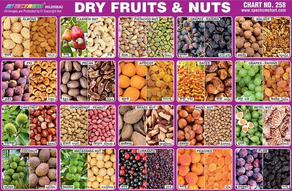 Fruit Nut Chart