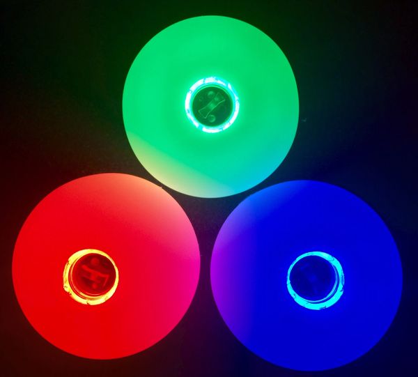 LED JUGGLE BALL non-rechargeable or rechargeable (pro soft shell) set of 3