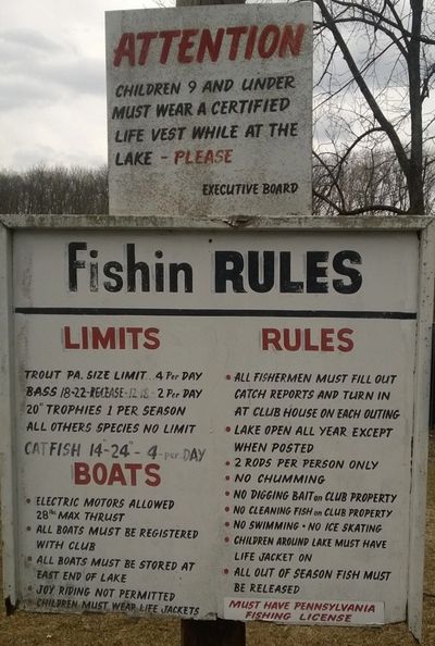 Fishing Rules