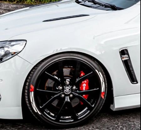 SSV (red V) | 1" | x 8 | White