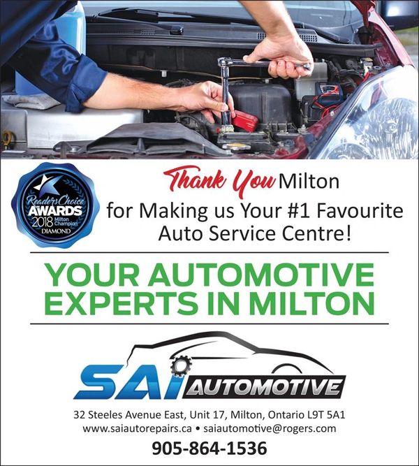 SAI Automotive Milton Sales and Repair.