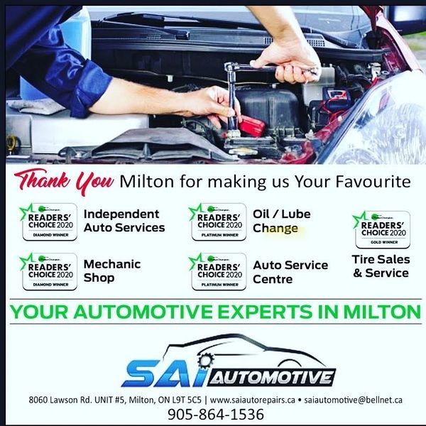 SAI Automotive Milton Sales and Repair.