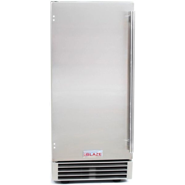 Blaze 50 Lb. 15-Inch Outdoor Rated Ice Maker With Gravity Drain - BLZ ...