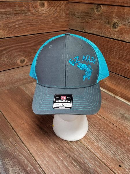 R112-Charcoal/Neon Blue