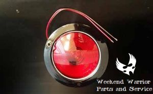 Round Red Tail Light