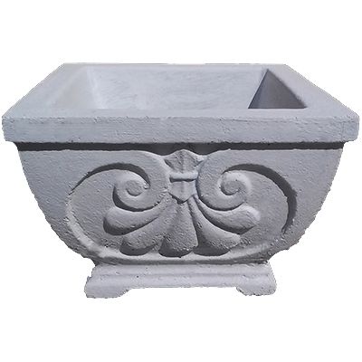 Italian Garland Square Planter | Cast Stone International
