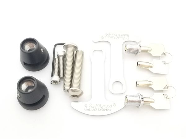 Lidlox Helmet Lock for BMW R1200GS, Pair, Black. | The Worlds Slickest ...