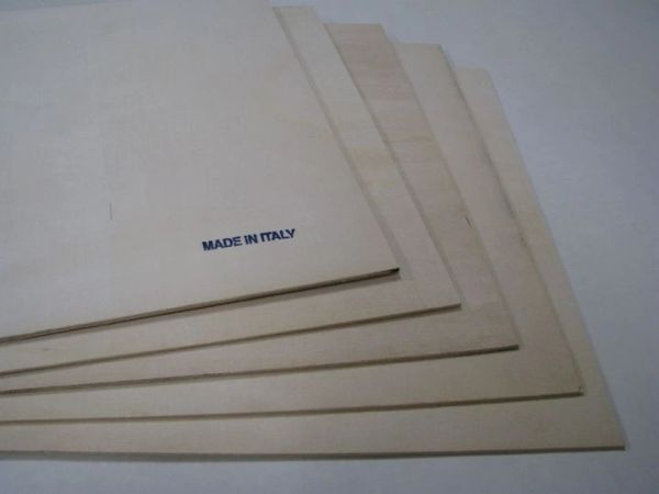 (2) Sheets - 1/8" Lite Plywood Sheet
