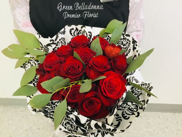 Premium Wrapped Long Stemmed Roses