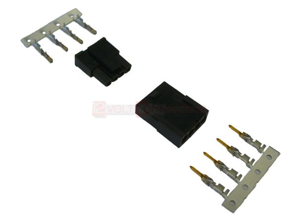 Molex Micro-Fit 4 Pin Connector Kit 20-24 Gauge Gold Plated Terminals