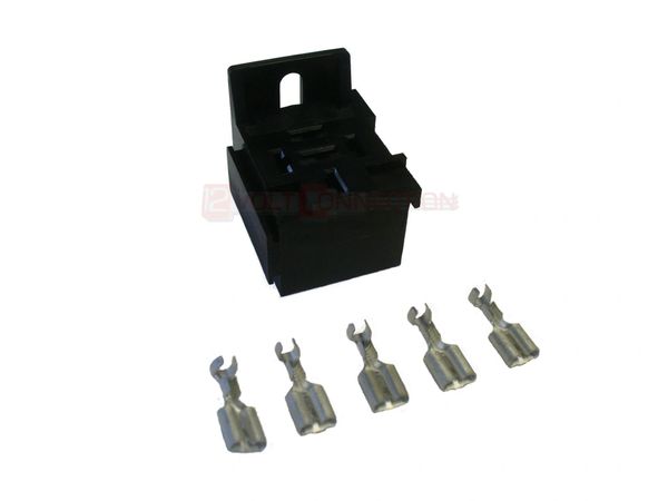 12 Volt Interlocking Mini Relay Holder 5 Pin with Terminals (3) 10-12 ...