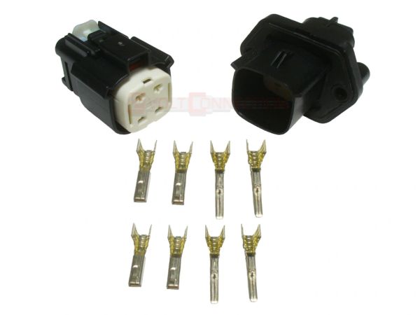 Panel Mount Molex MX150L 4 Pin 8 AWG