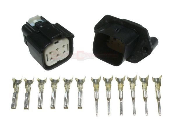 Panel Mount Molex MX150L 6 Pin 14-16 AWG
