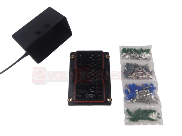 Eaton Bussmann 15305-2 RTMR Dual Busbar Sealed Fuse Relay Panel with ...