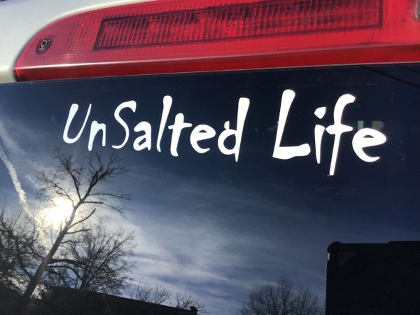 Unsalted Life Decal