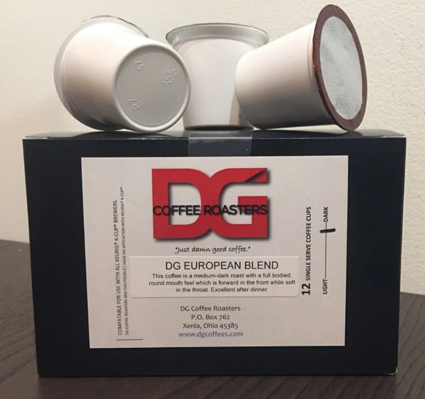 DG EUROPEAN BLEND Single Serve Coffee Cups/Pods