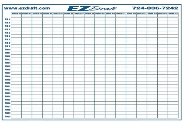 EZ Draft Kit with Defensive Player Labels