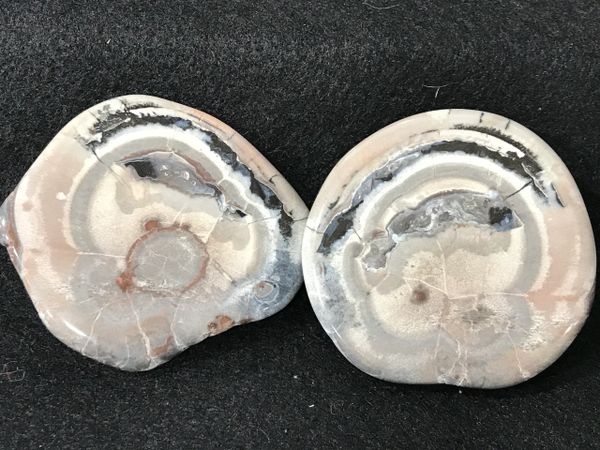 Lava Cap Thunderegg Pair - Tumbled 1
