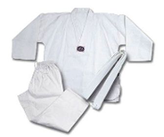 White V-Neck Uniform