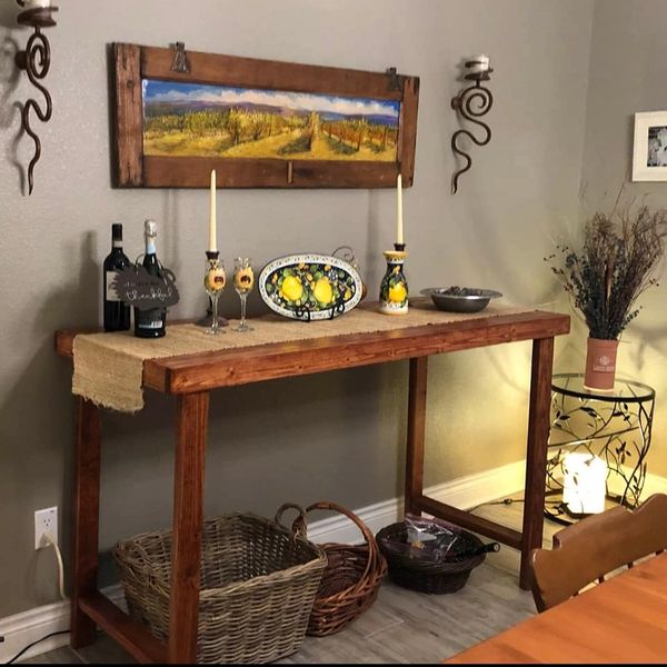 Rustic Bar Table